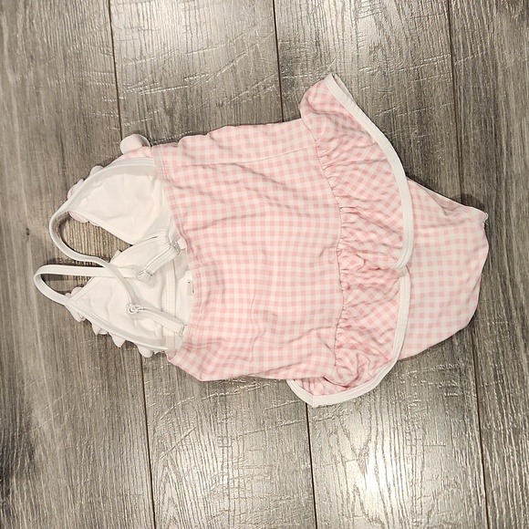 Floatimini | Swim | Euc Floatmini Girls Sz 6 Plaid One Piece Swimsuit ...